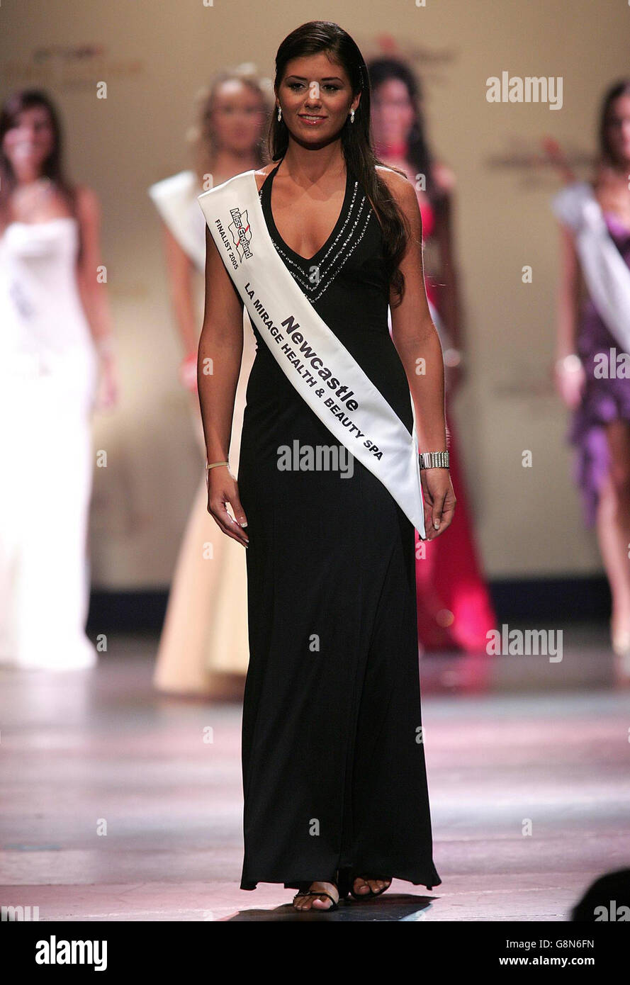 Miss Newcastle Rebecca Burden during the Miss England 2005 contest at ...