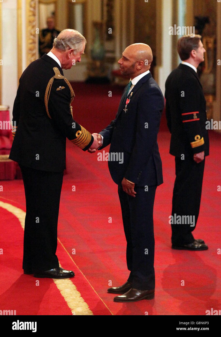 Musician and DJ Goldie, whose real name is Clifford Price, is made an ...