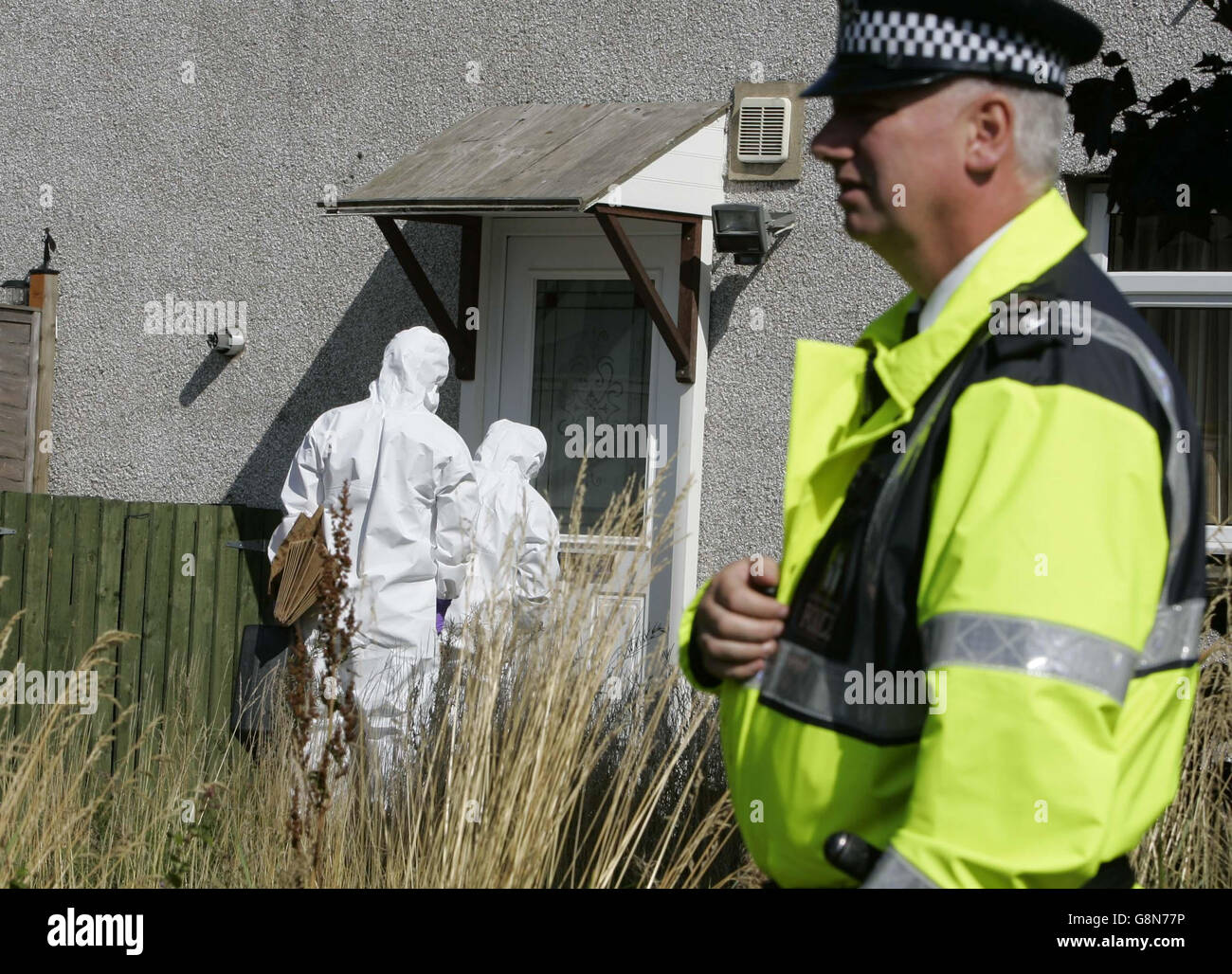 Police and forensic officers investigating the death of schoolboy Rory ...