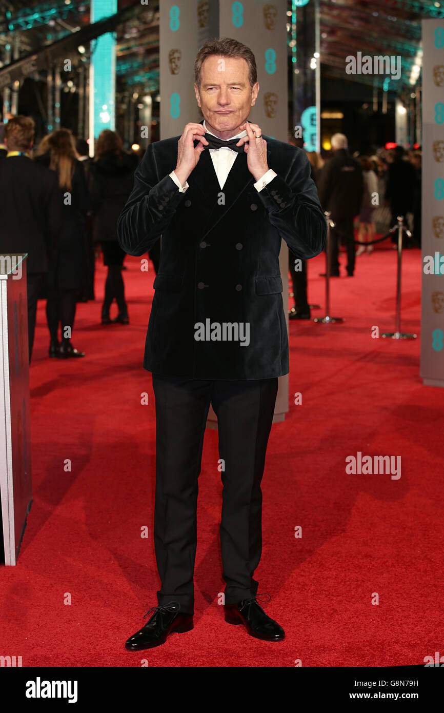 Bryan Cranston attending the EE British Academy Film Awards at the ... Bryan Cranston attending the EE British Academy Film Awards at the ...