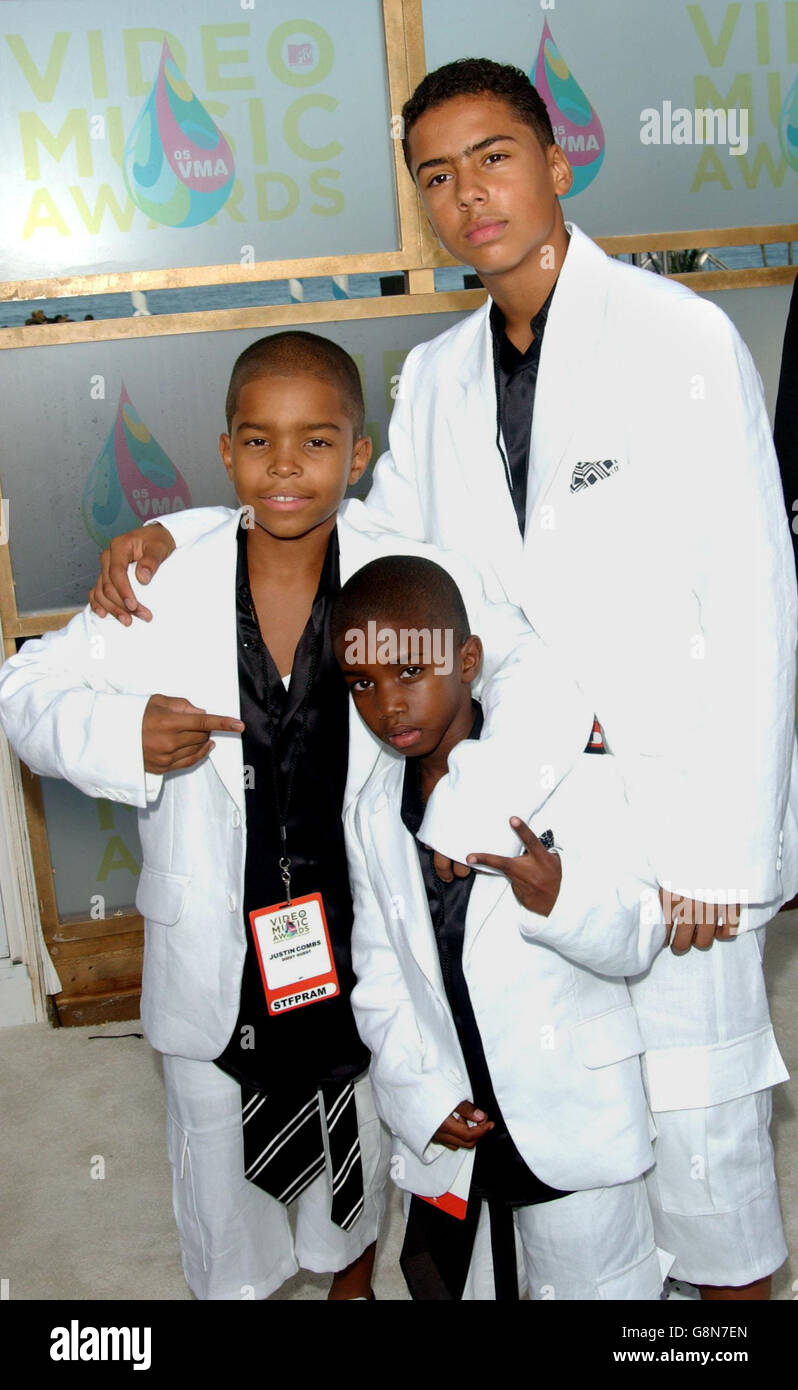 P. Diddy's children arrives for the MTV Video Music Awards, at the ...