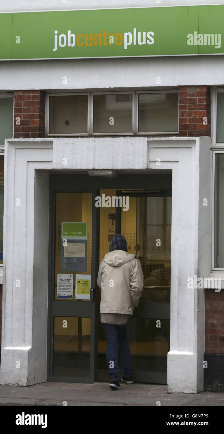 A Job Centre Plus in Chadwick Street, London as latest unemployment ...