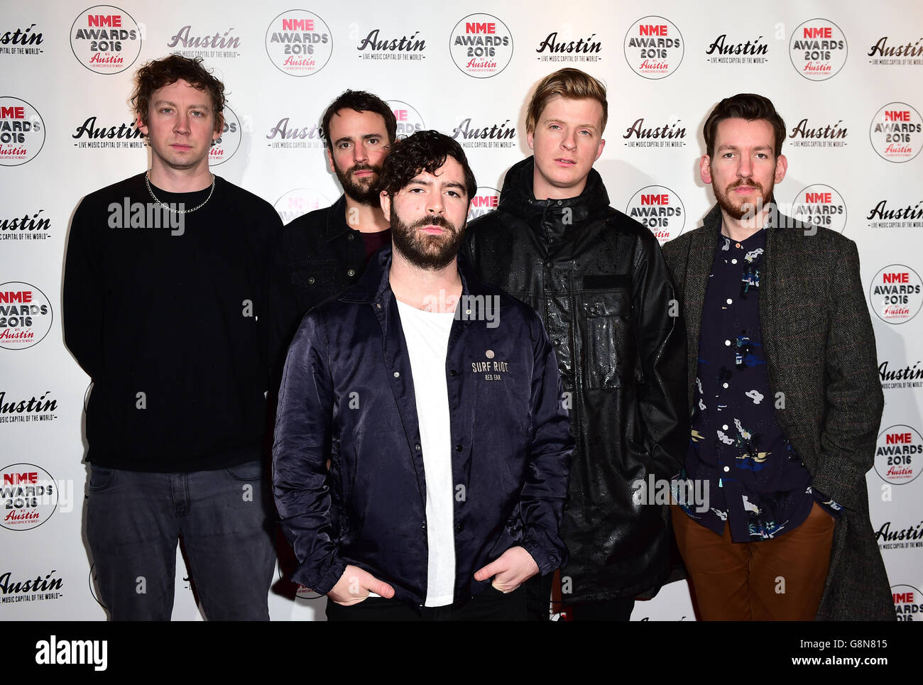(left to right) Walter Gervers, Jimmy Smith, Yannis Philippakis, Jack ...