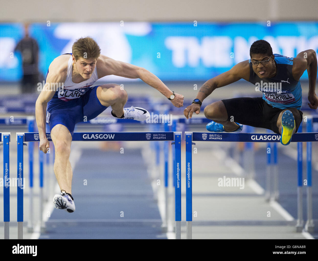 Glasgow Indoor Grand Prix - Emirates Arena Stock Photo - Alamy