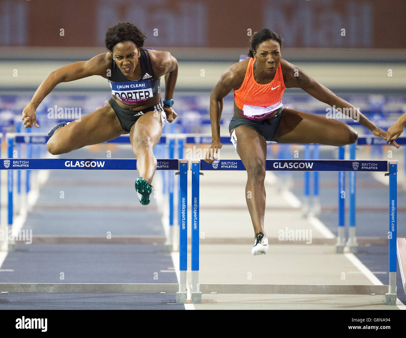 Glasgow Indoor Grand Prix - Emirates Arena Stock Photo - Alamy