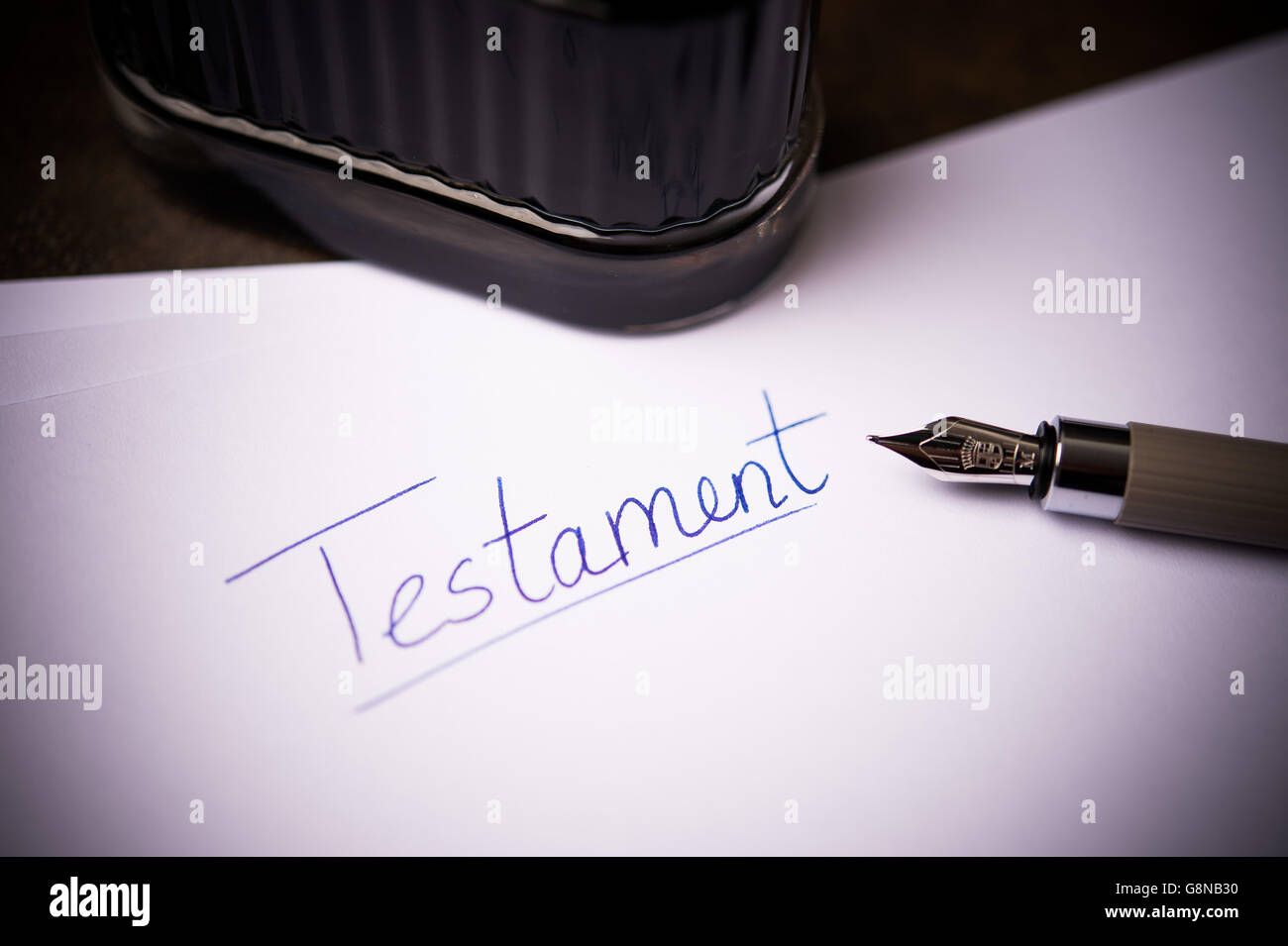 Symbolic picture of a newly implemented Testament , taken on 27/06/16 ...