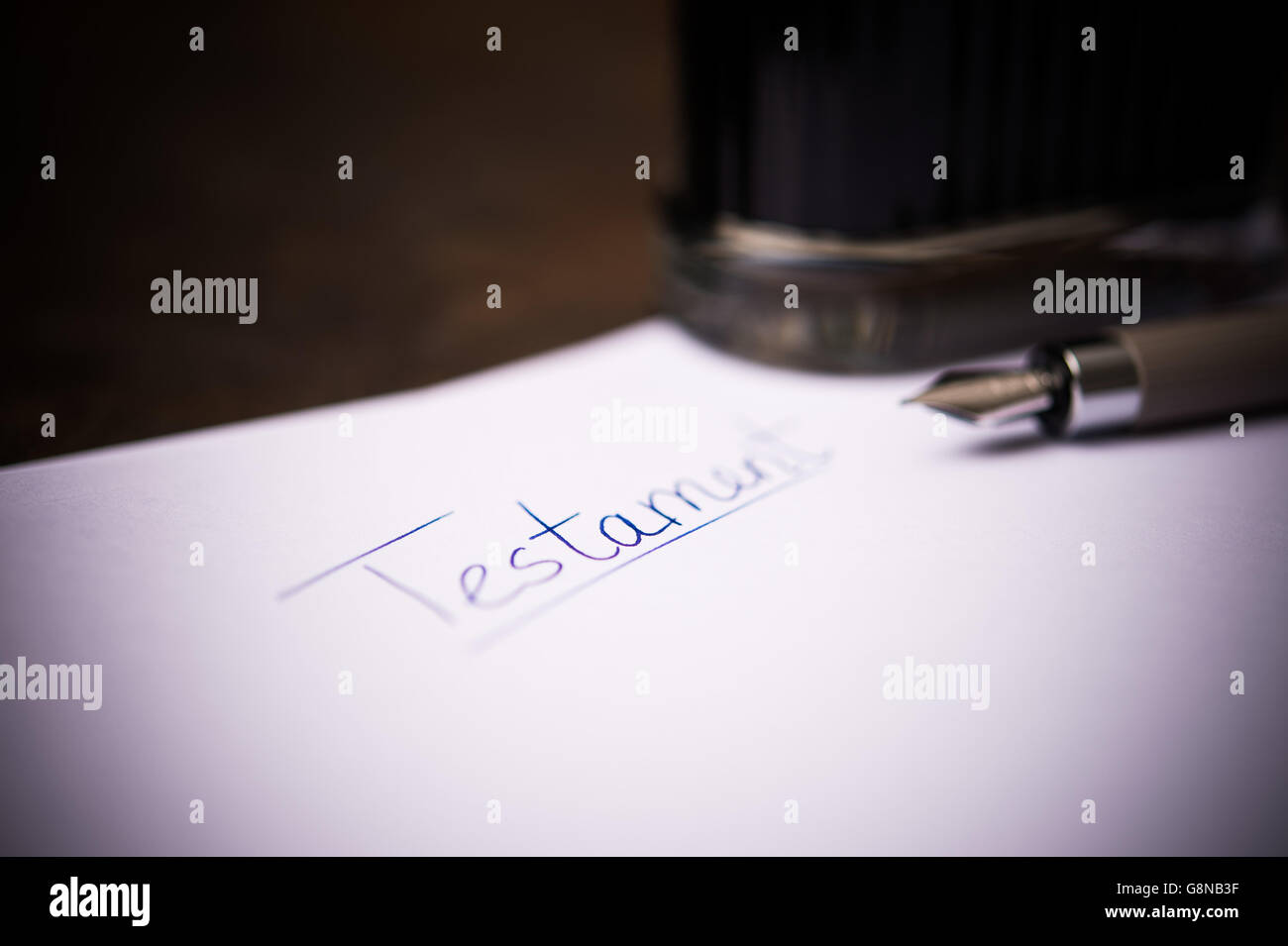 Symbolic picture of a newly implemented Testament , taken on 27/06/16 ...