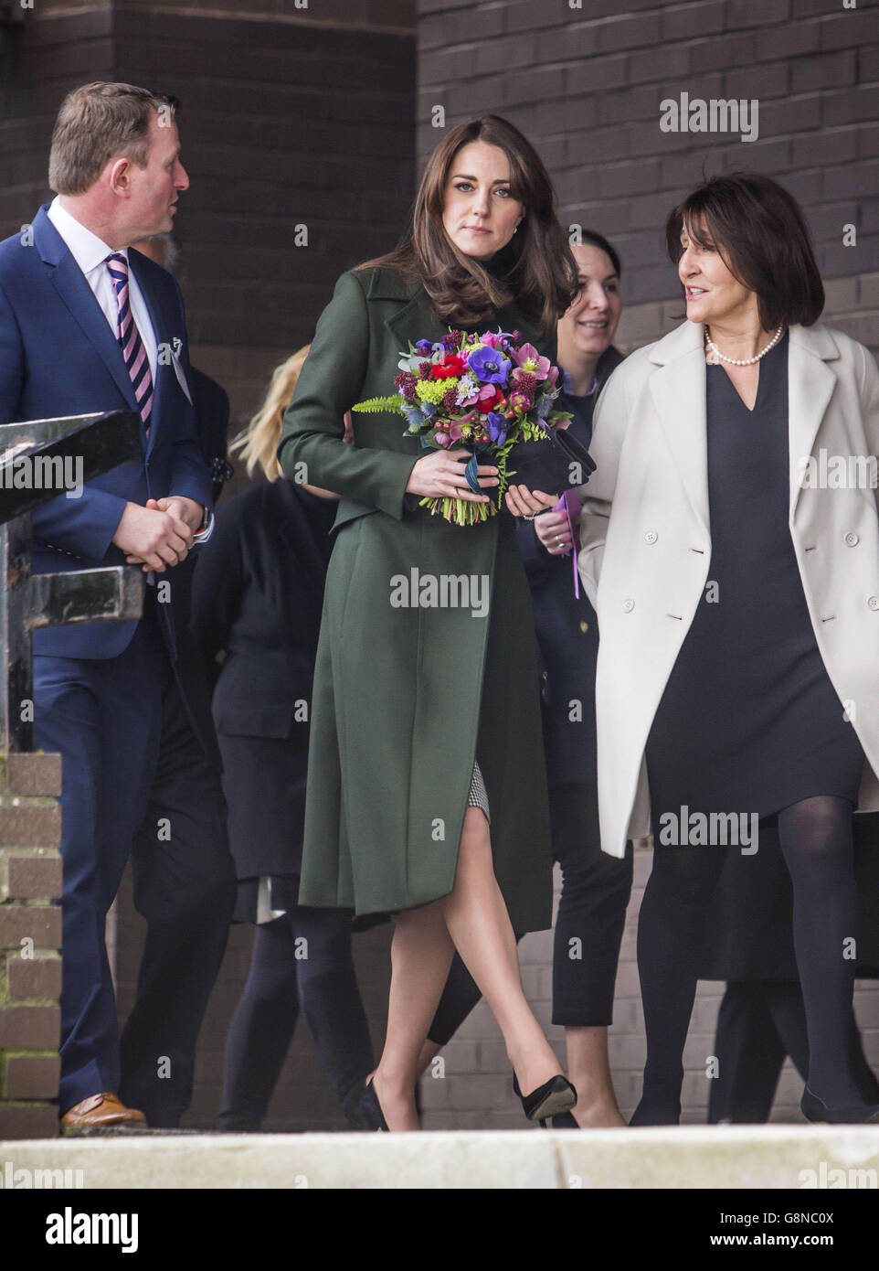 The Duchess of Cambridge during a visit to Wester Hailes Education ...