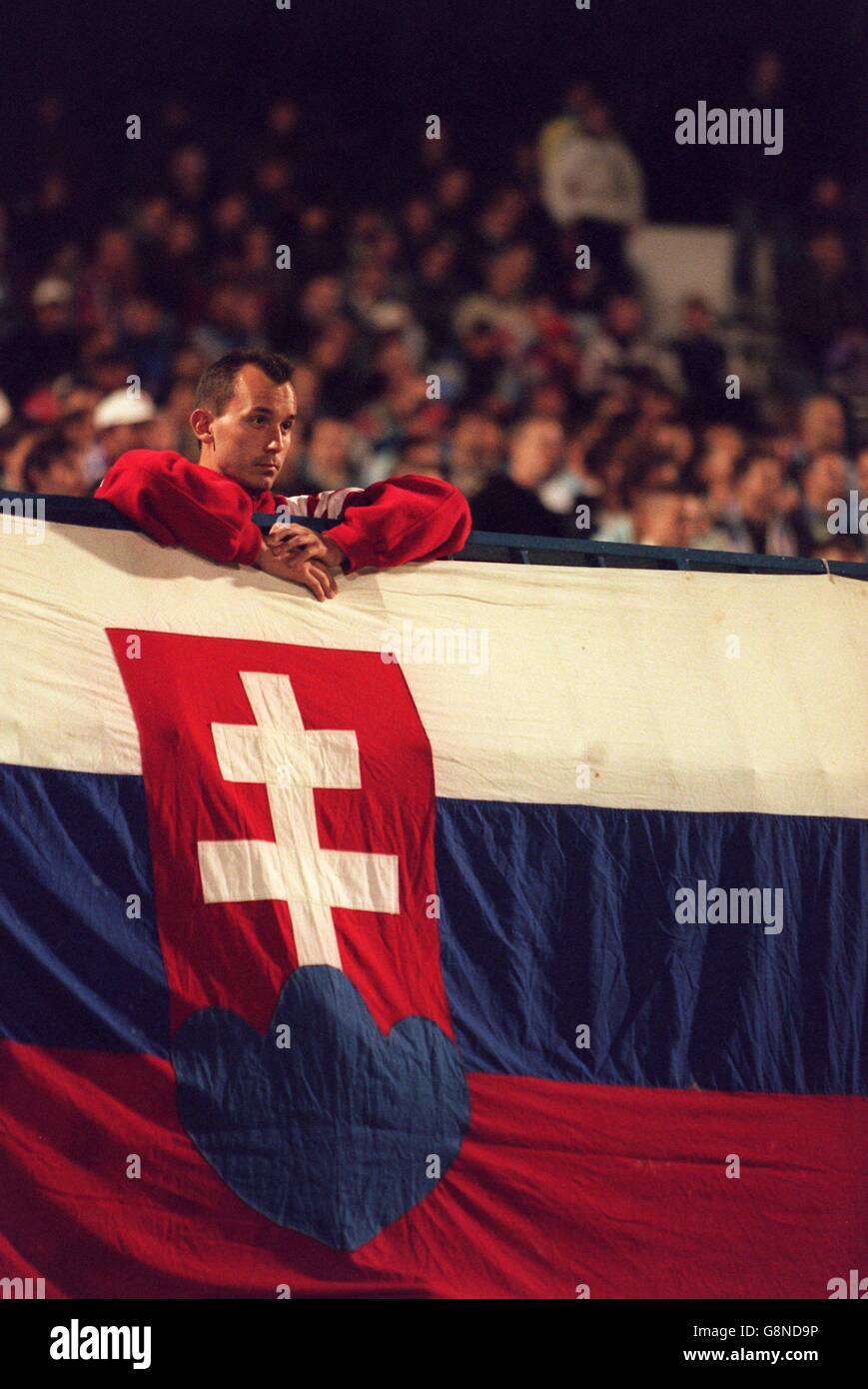 Slovakia flag football hi-res stock photography and images - Alamy