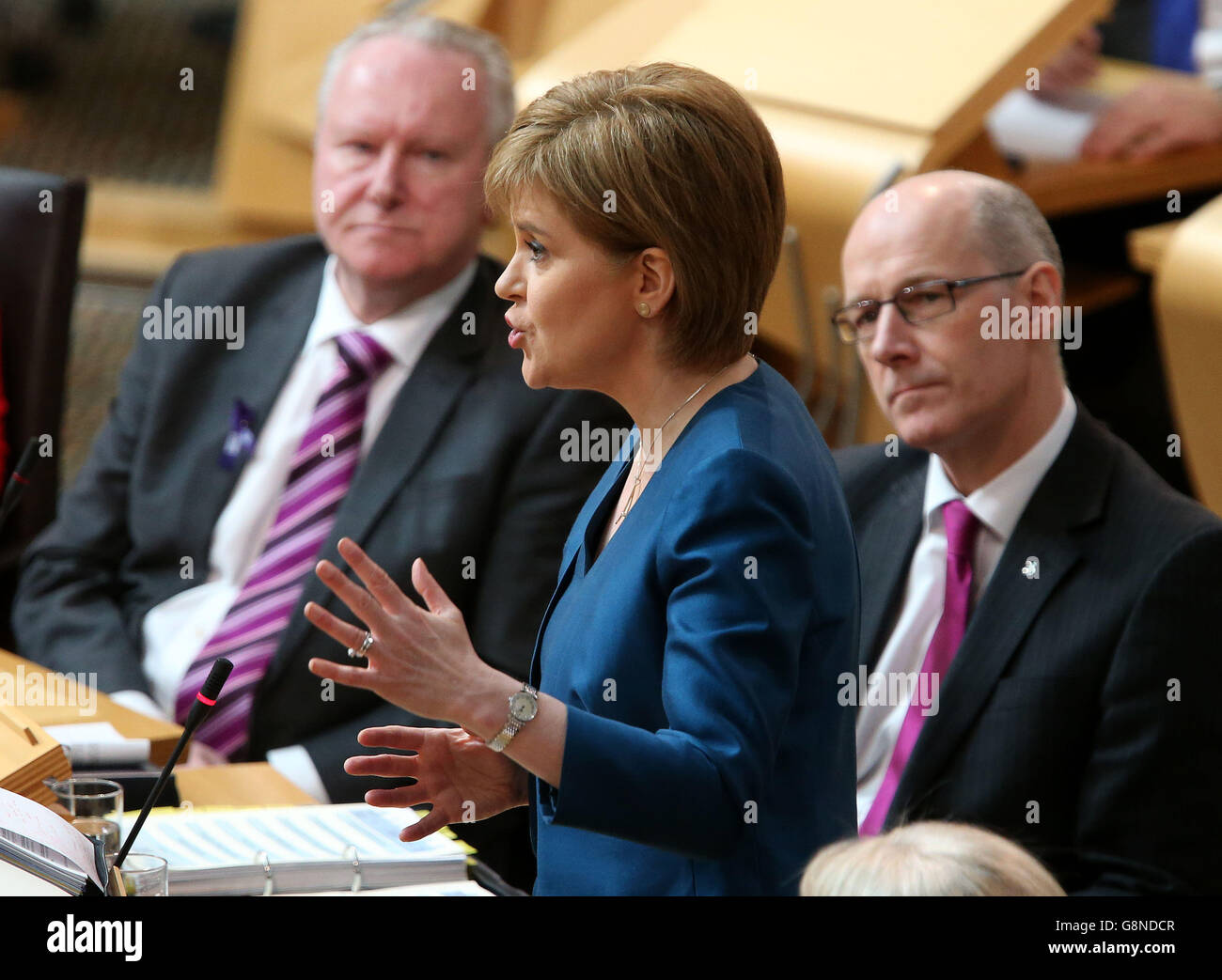 First Minister's Questions Stock Photo - Alamy