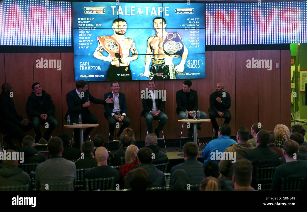 Carl frampton with football fans hi-res stock photography and images ...