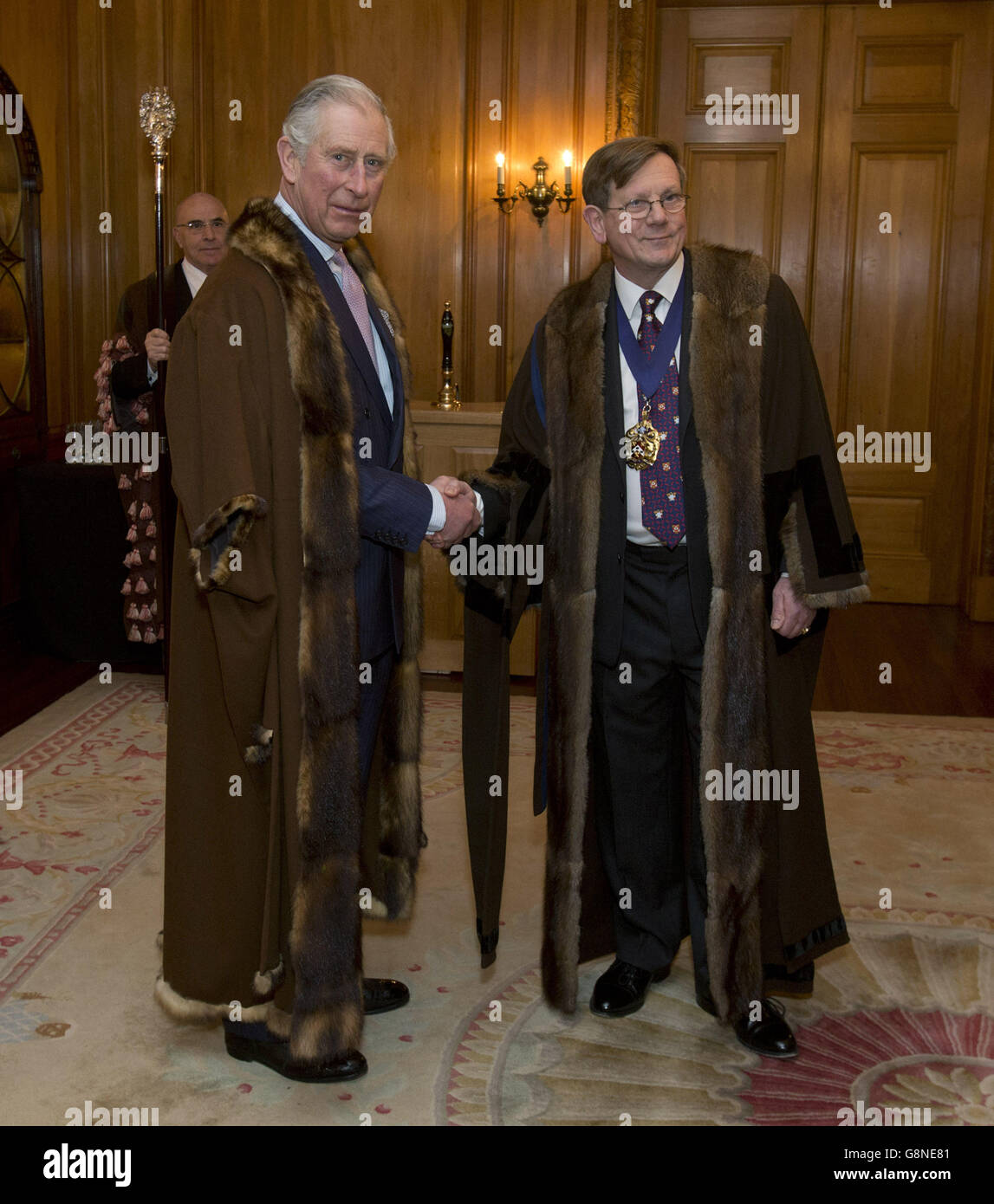The prince wales being made liveryman hi-res stock photography and ...