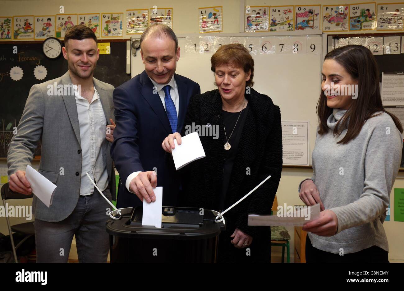 Irish general election Stock Photo - Alamy