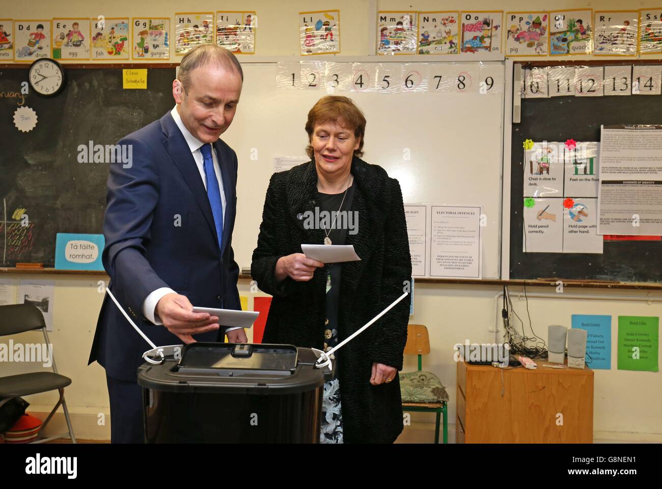 Irish general election Stock Photo - Alamy