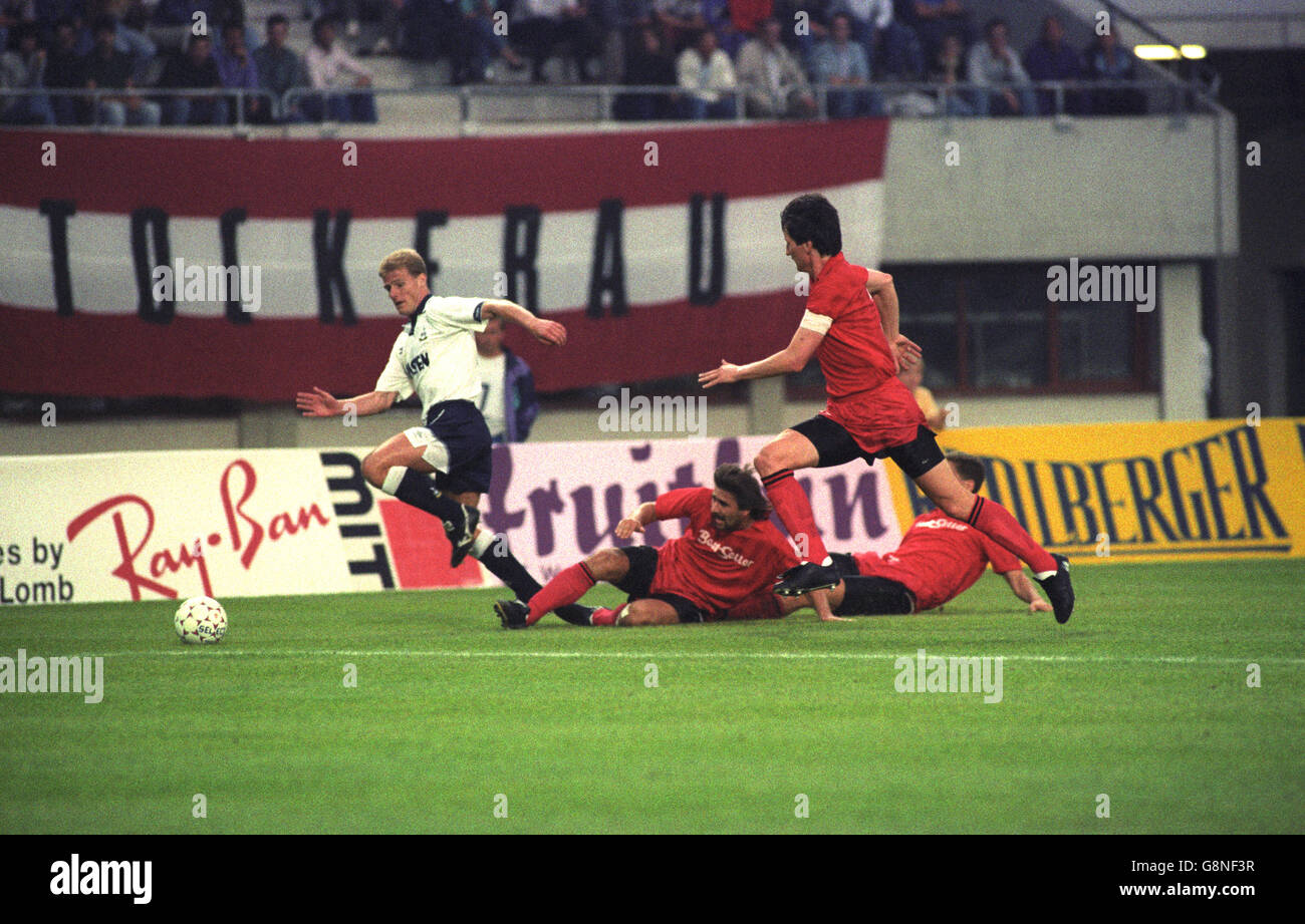 Tottenham hotspur with the european cup winners cup hi-res stock ...