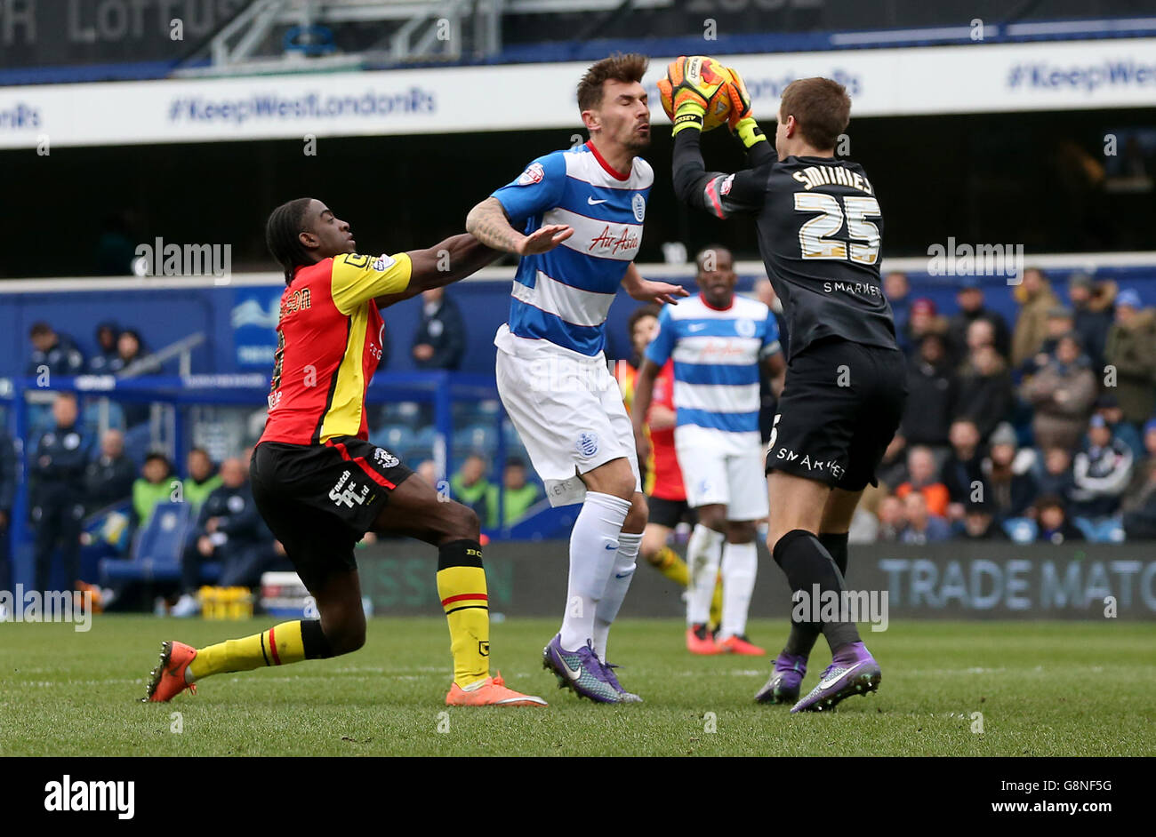 Queens park rangers grant hall and birmingham citys clayton donaldson ...
