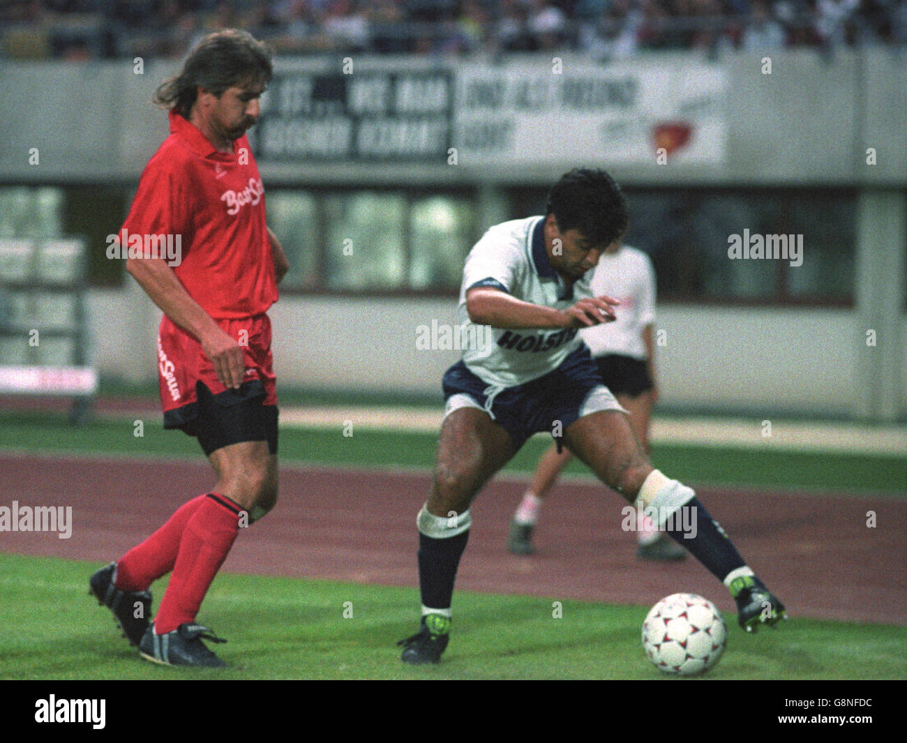Tottenham hotspur with the european cup winners cup hi-res stock ...