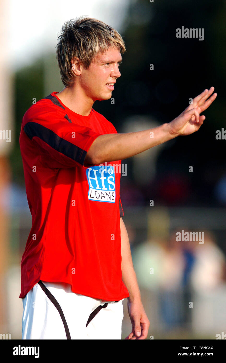 Soccer friendly worksop town sheffield hi-res stock photography and ...