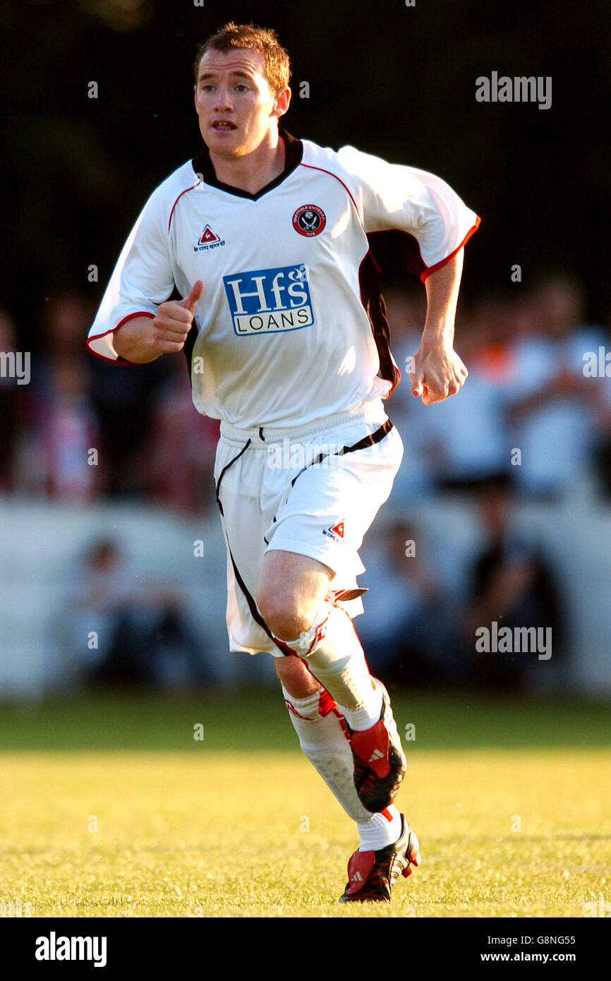 Soccer - Friendly - Worksop Town v Sheffield United - Sandy Lane Stock ...