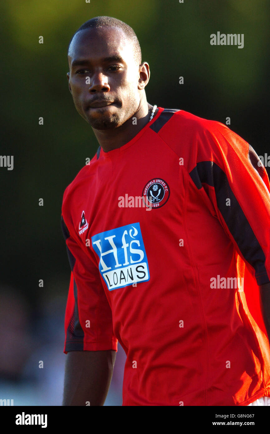 Soccer friendly worksop town sheffield hi-res stock photography and ...