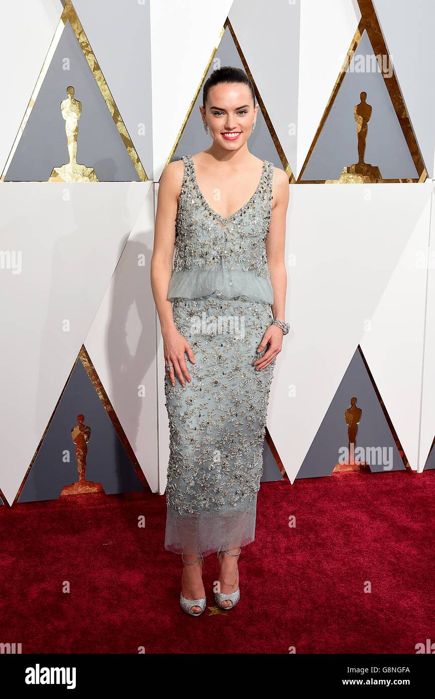 Daisy Ridley arriving at the 88th Academy Awards held at the Dolby ...