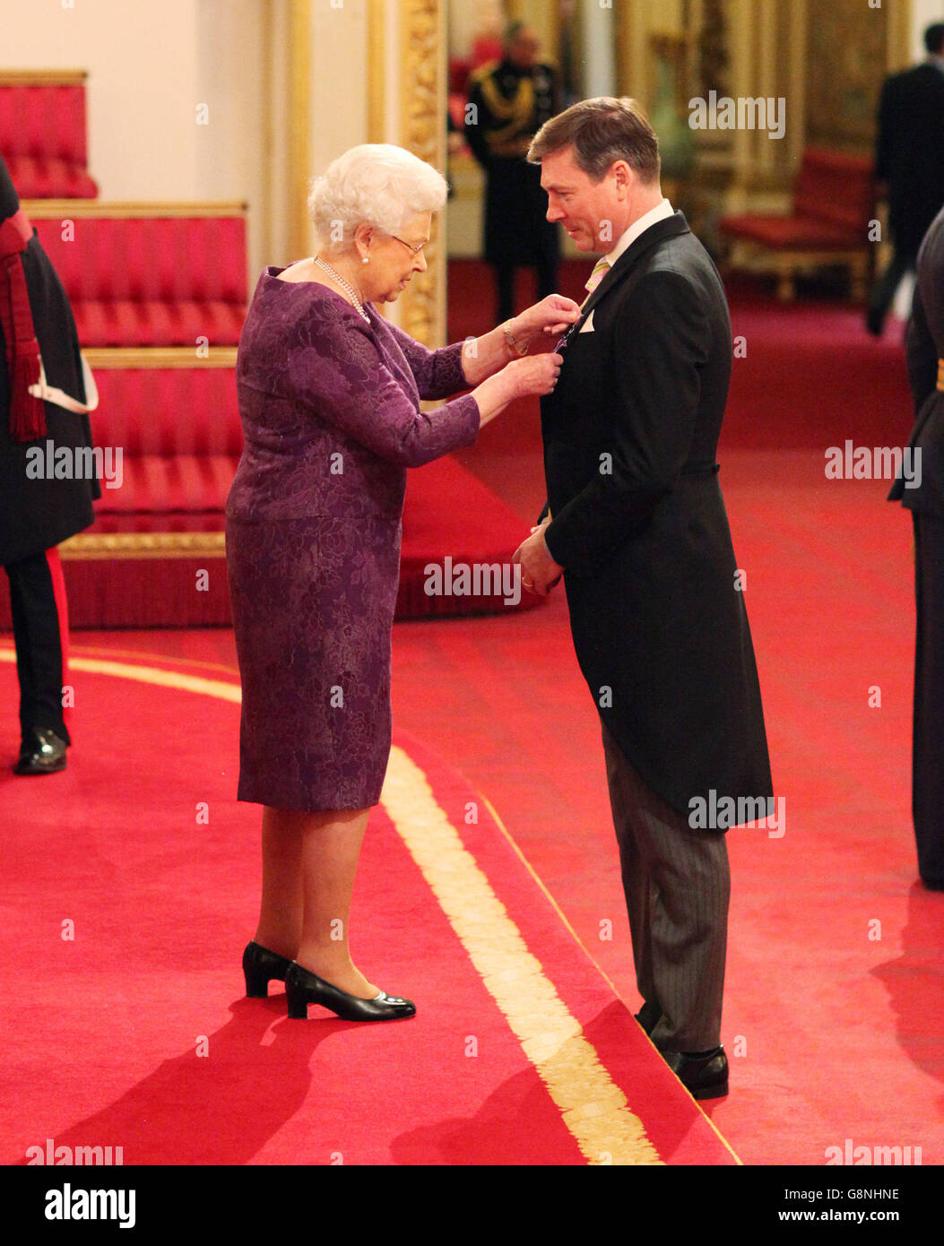 Stewart Parvin from London, dressmaker to The Queen, is made a Member ...