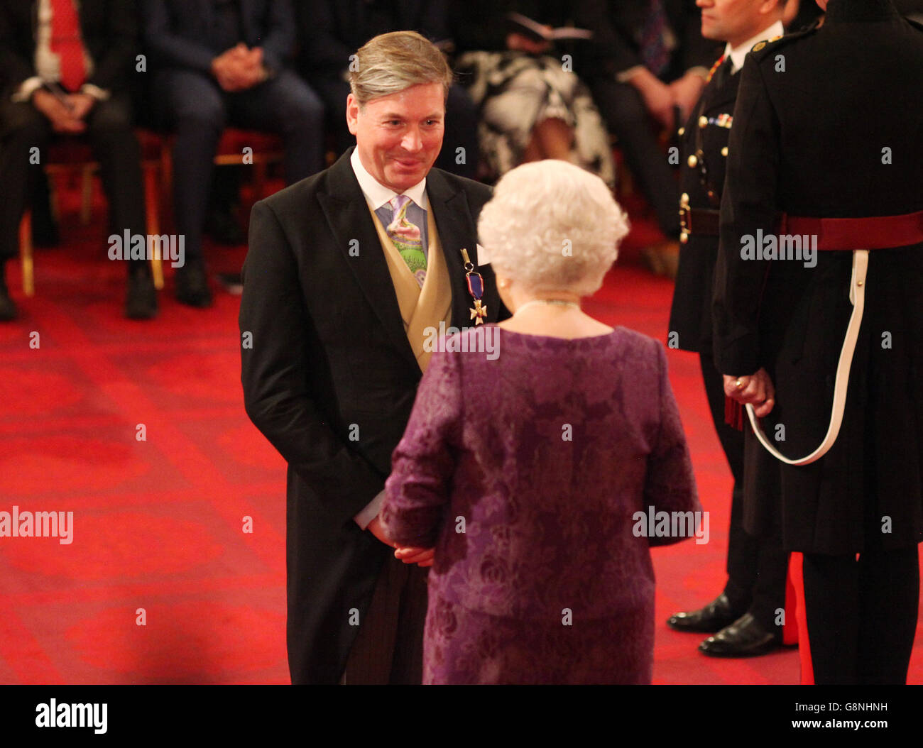 Stewart Parvin from London, dressmaker to The Queen, is made a Member ...