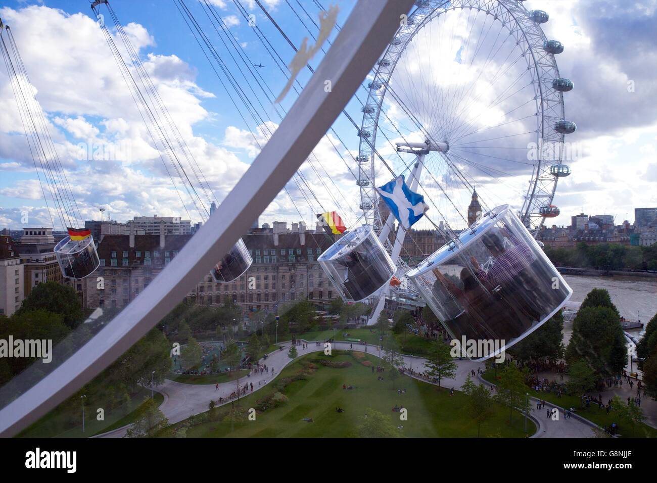 Starflyer chair ride, Southbank Centre, Jubilee Gardens, London, UK ...