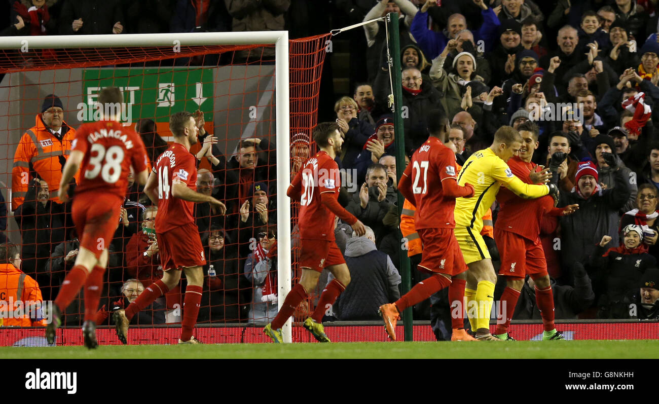 Liverpool v manchester city barclays premier league anfield hi-res ...