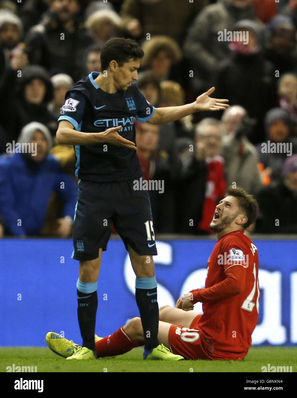 Liverpool v manchester city barclays premier league anfield hi-res ...