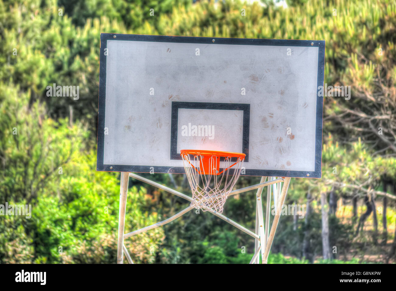 Basketball court in perspective view hi-res stock photography and ...