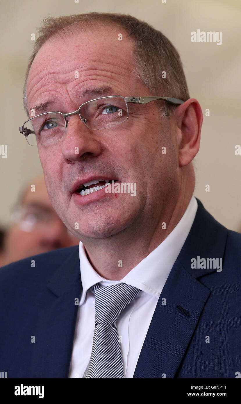 Glaxo Smithkline CEO Sir Andrew Witty during a visit to their ...