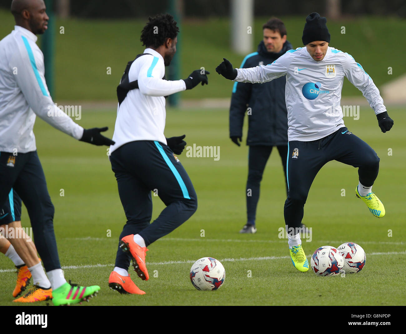 Manchester City Training - City Football Academy Stock Photo - Alamy