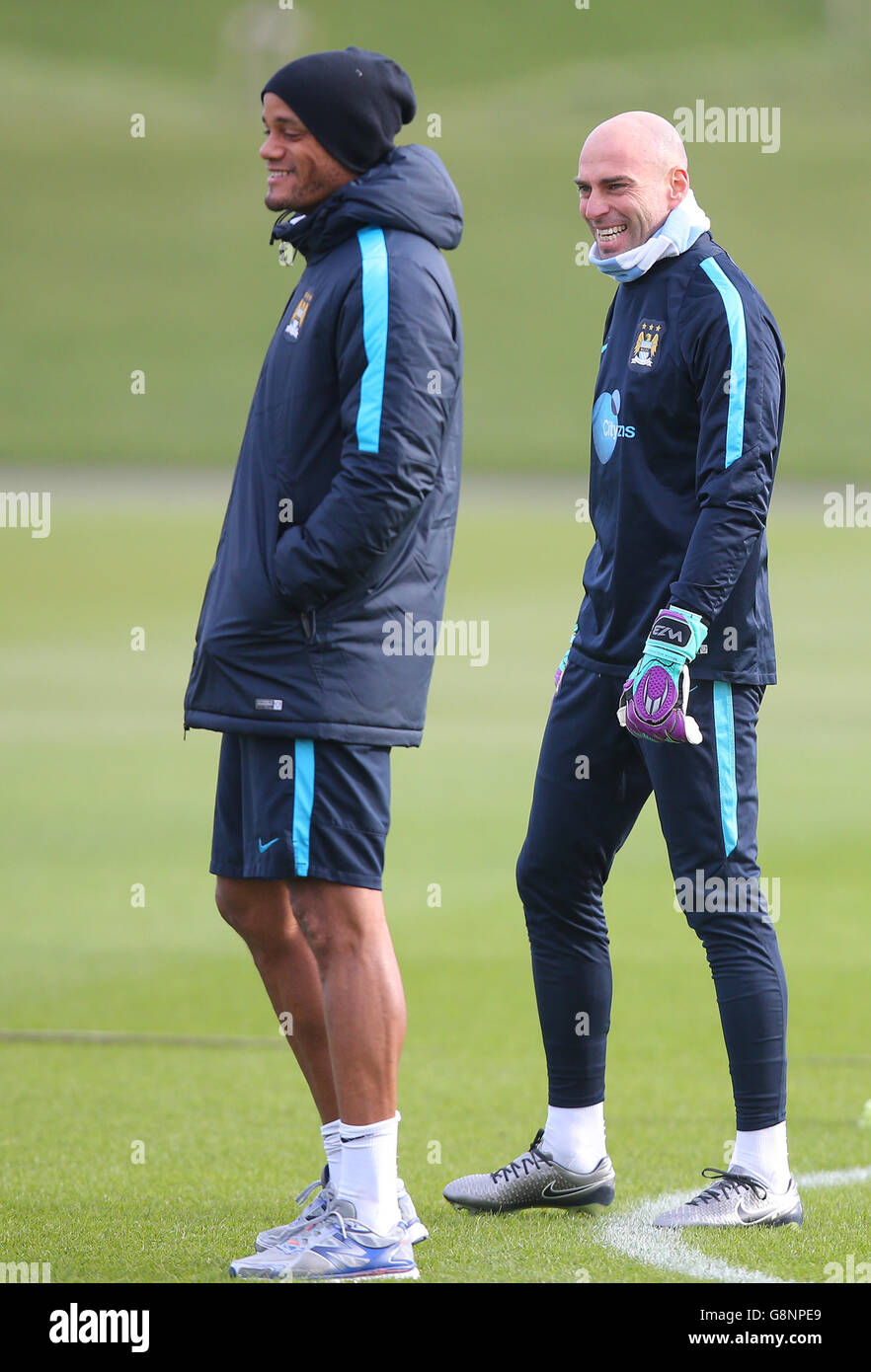 Manchester City Training - City Football Academy Stock Photo - Alamy