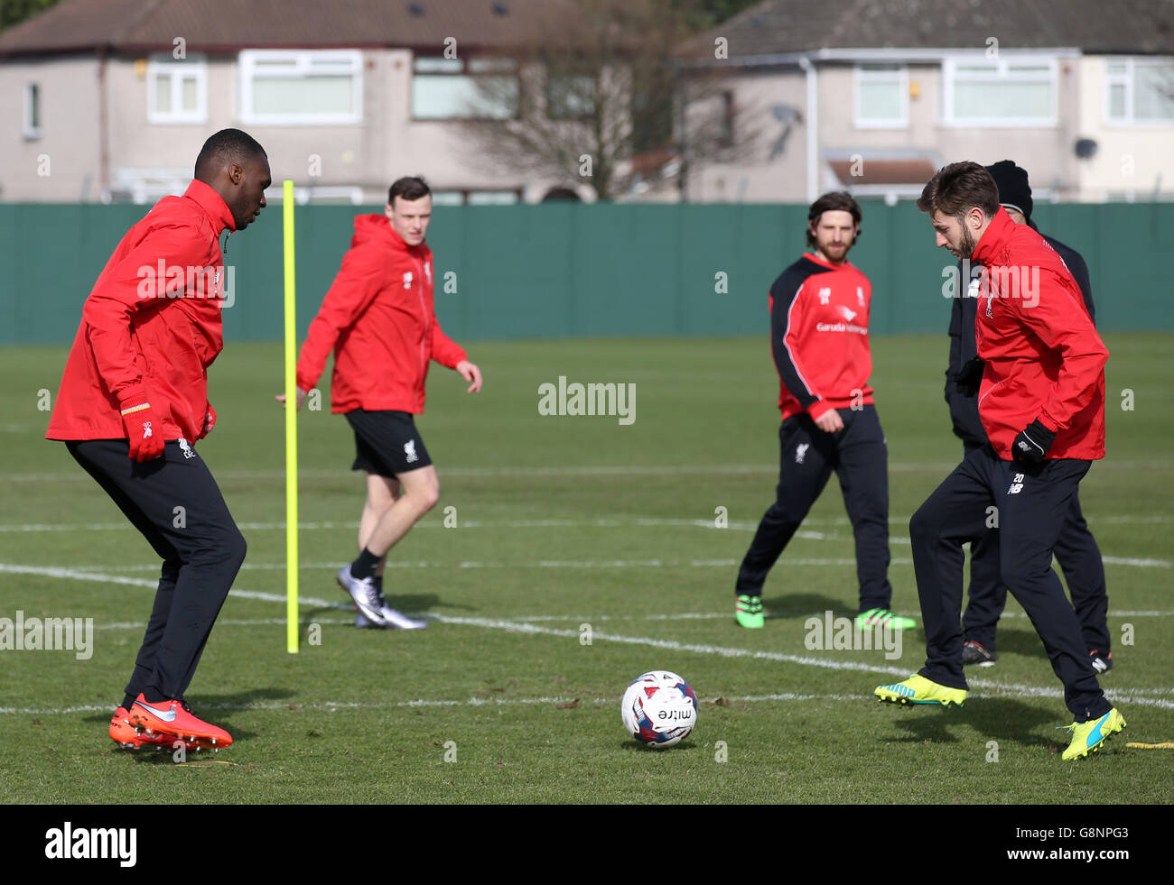 Liverpool Training - Melwood Training Ground Stock Photo - Alamy