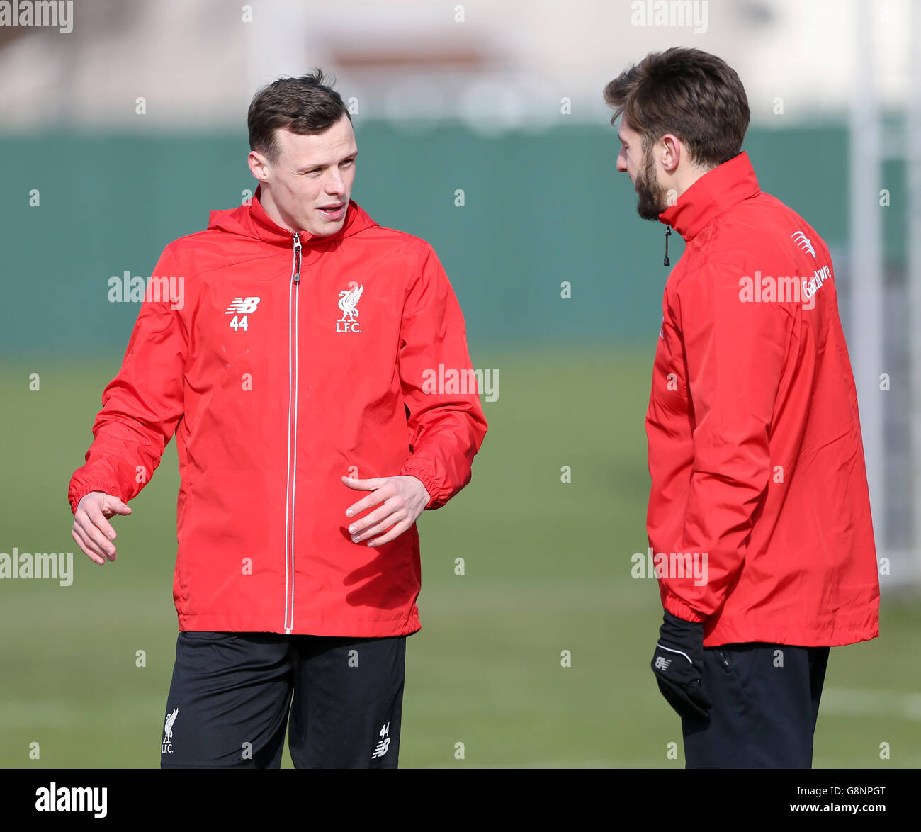 Liverpool Training - Melwood Training Ground Stock Photo - Alamy