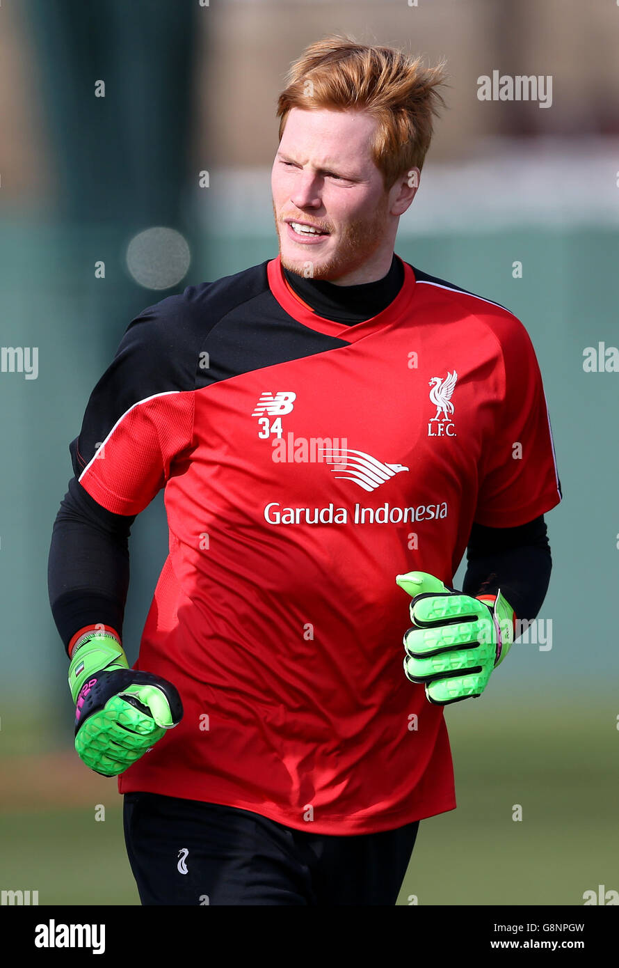 Liverpool Training - Melwood Training Ground Stock Photo - Alamy