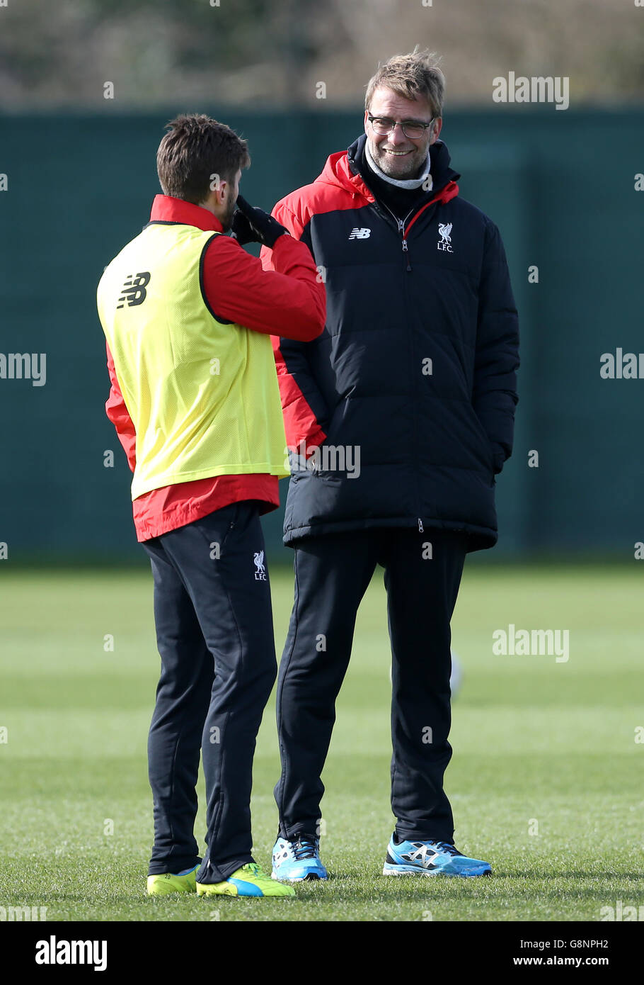 Liverpool Training - Melwood Training Ground Stock Photo - Alamy
