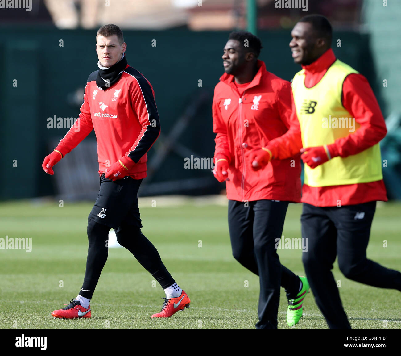 Liverpool Training - Melwood Training Ground Stock Photo - Alamy