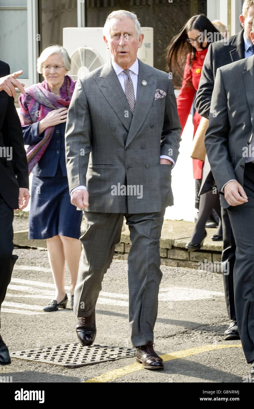 Royal visit to Wales Stock Photo - Alamy