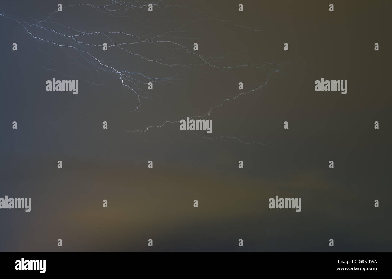 Photo of a Thunder during a summer Storm Stock Photo - Alamy
