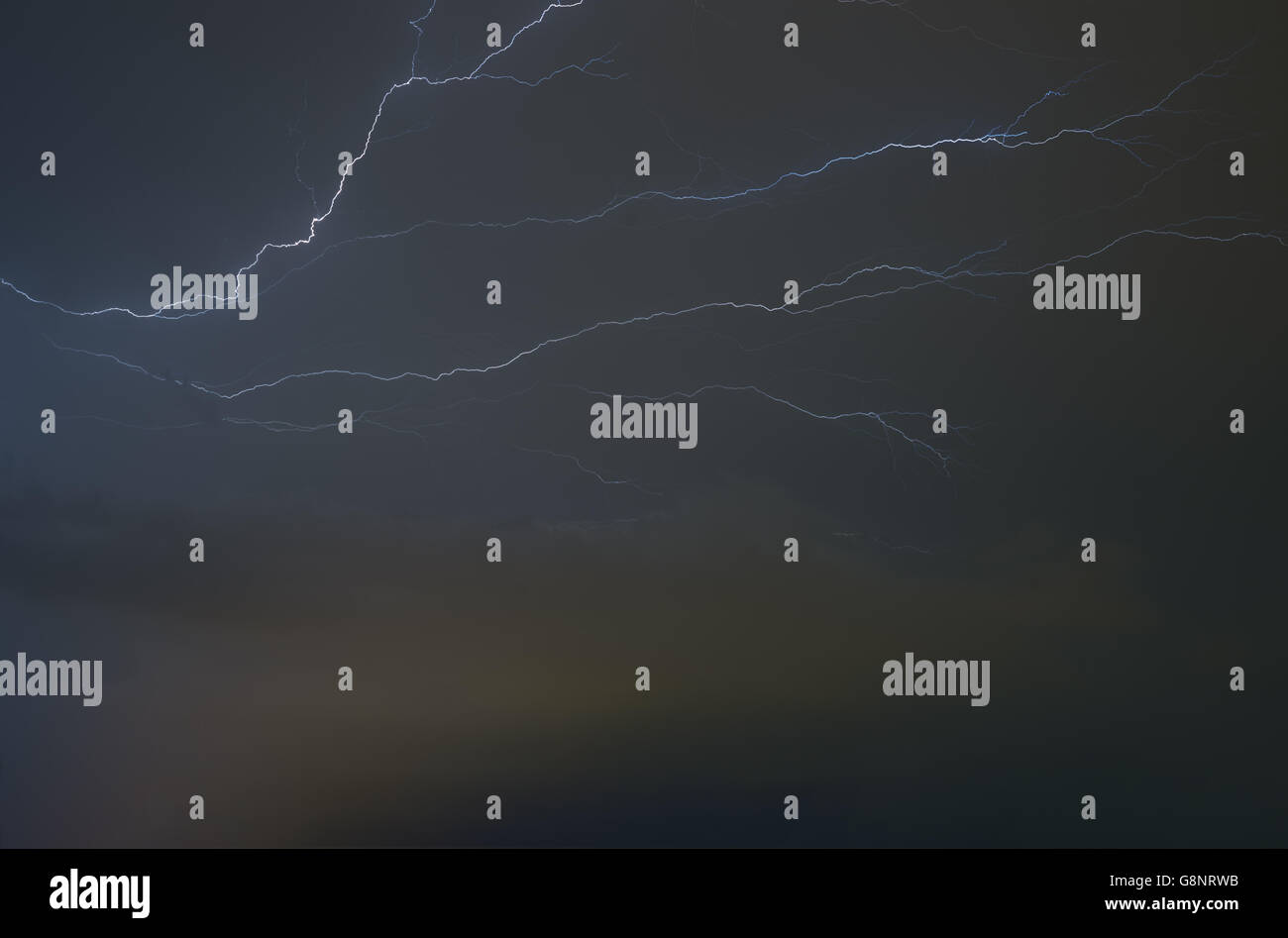 Photo of a Thunder during a summer Storm Stock Photo - Alamy