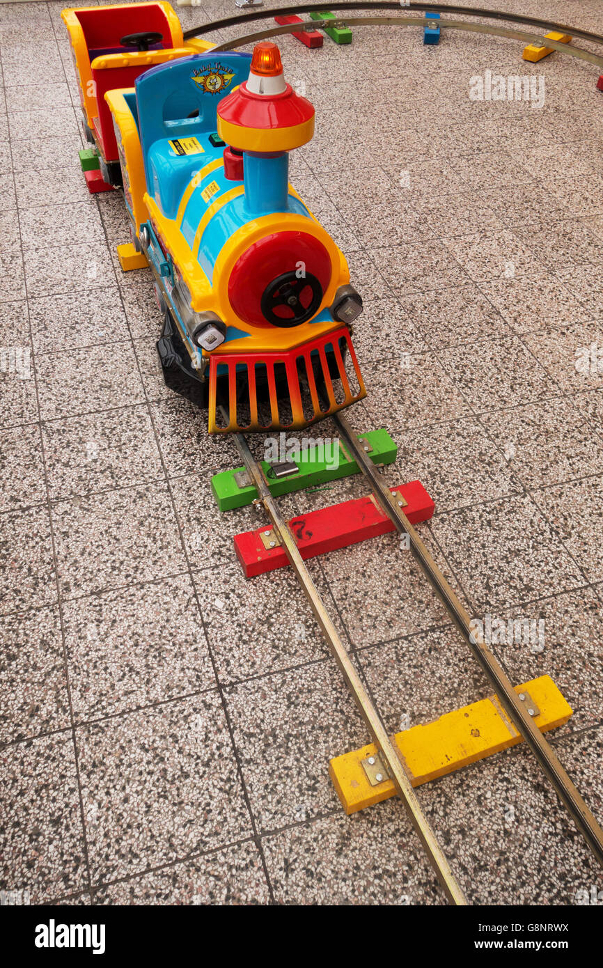 colorful realistic train for children Stock Photo - Alamy