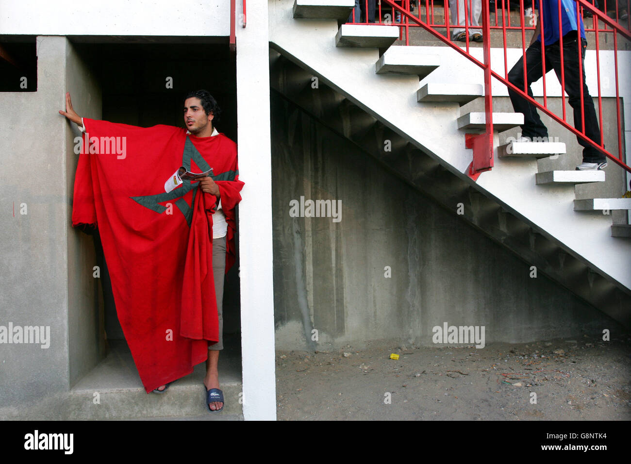 Morocco soccer fans hi-res stock photography and images - Alamy