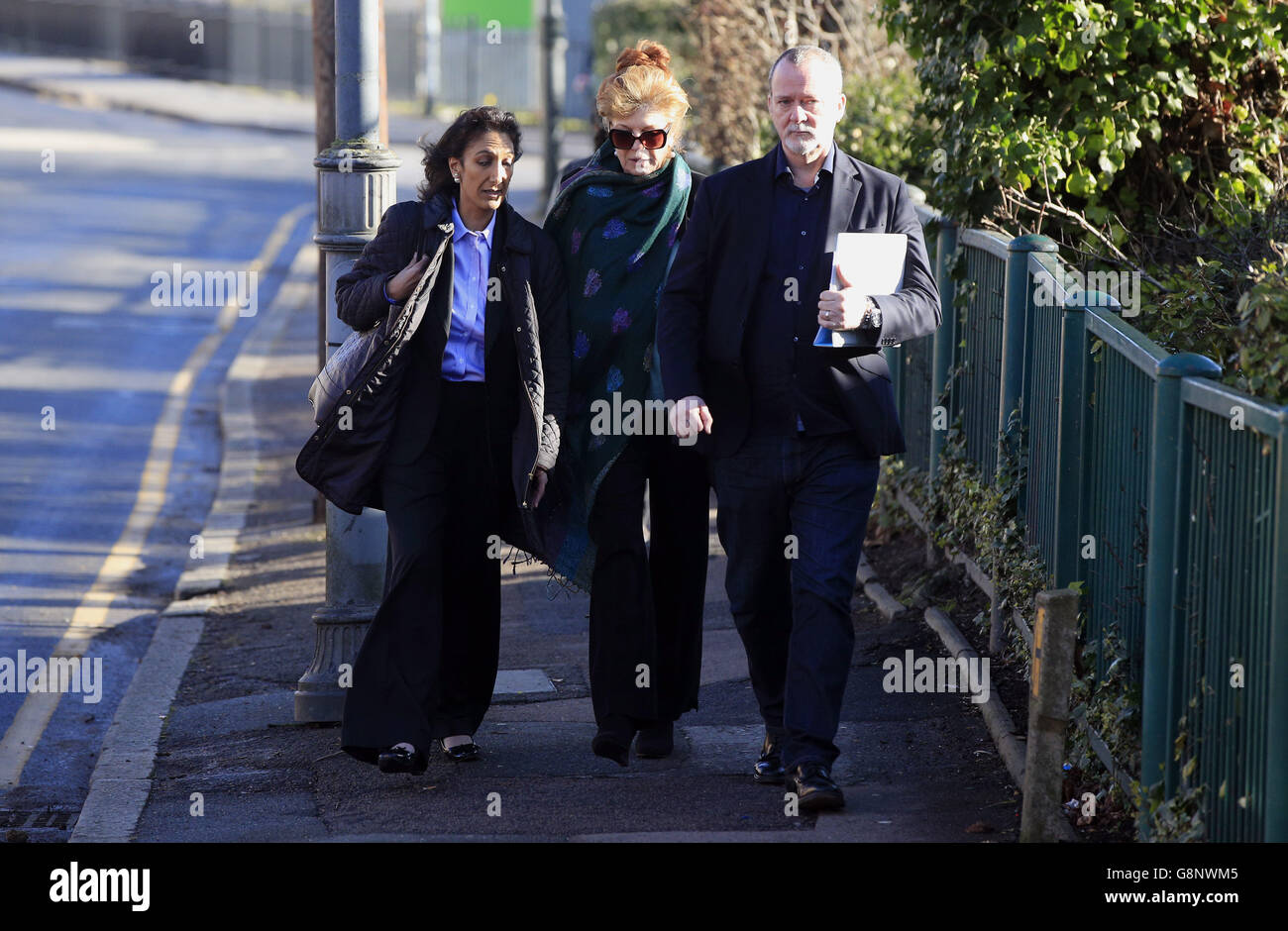 Rula Lenska court case Stock Photo - Alamy