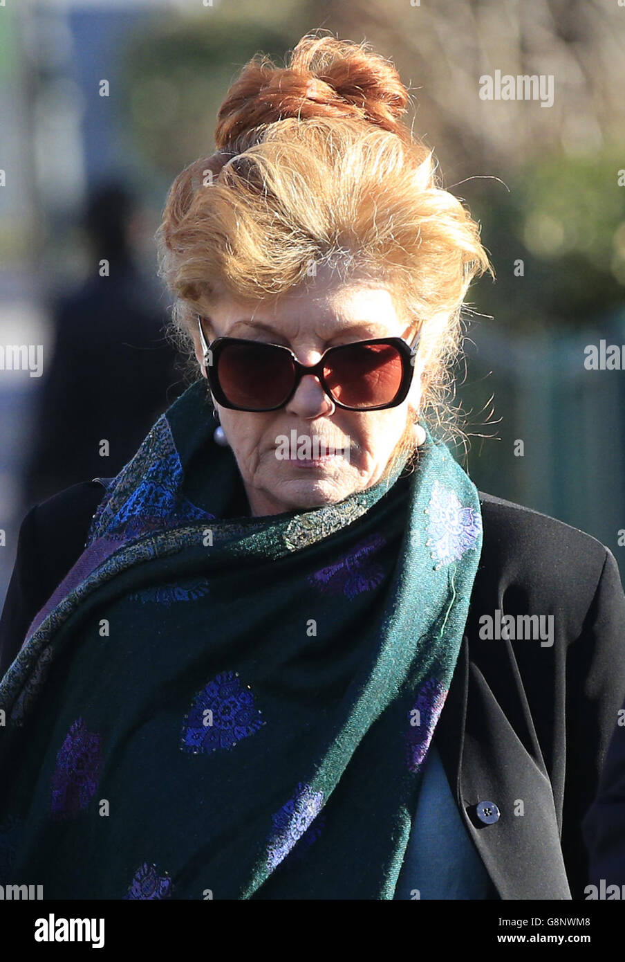 Actress Rula Lenska arrives at Wimbledon Magistrates' Court, south west ...