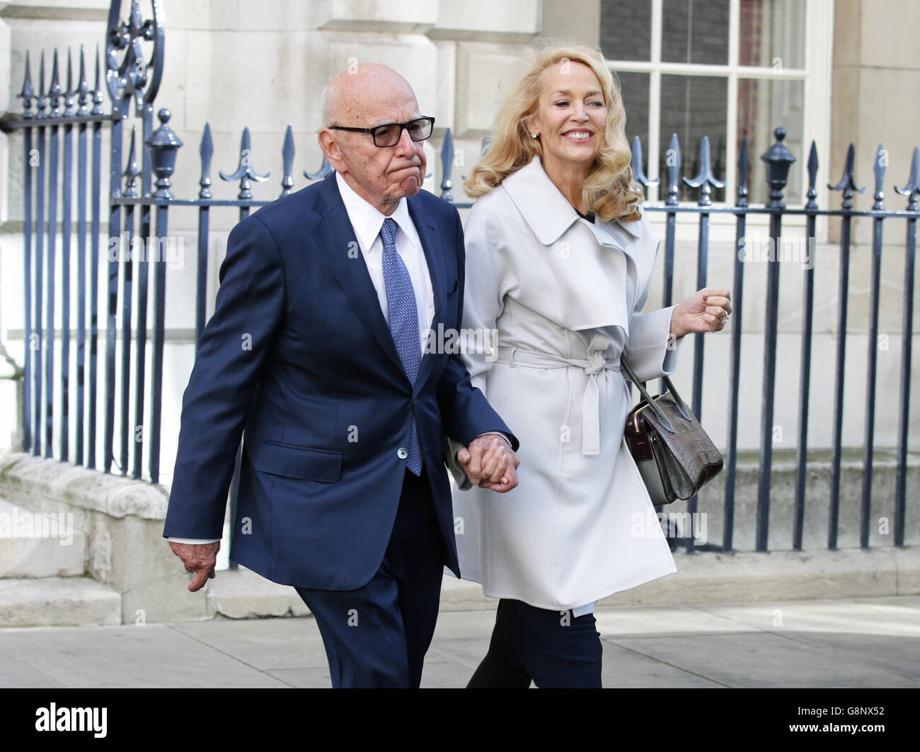Rupert Murdoch and Jerry Hall wedding Stock Photo - Alamy