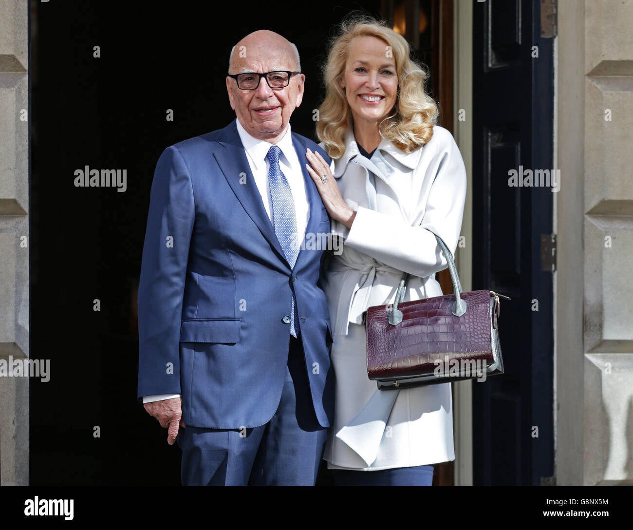 Rupert Murdoch and Jerry Hall wedding Stock Photo - Alamy