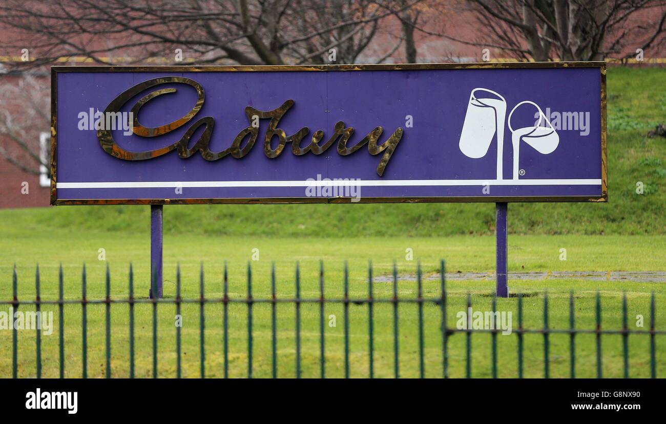 Cadbury factory sign hi-res stock photography and images - Alamy