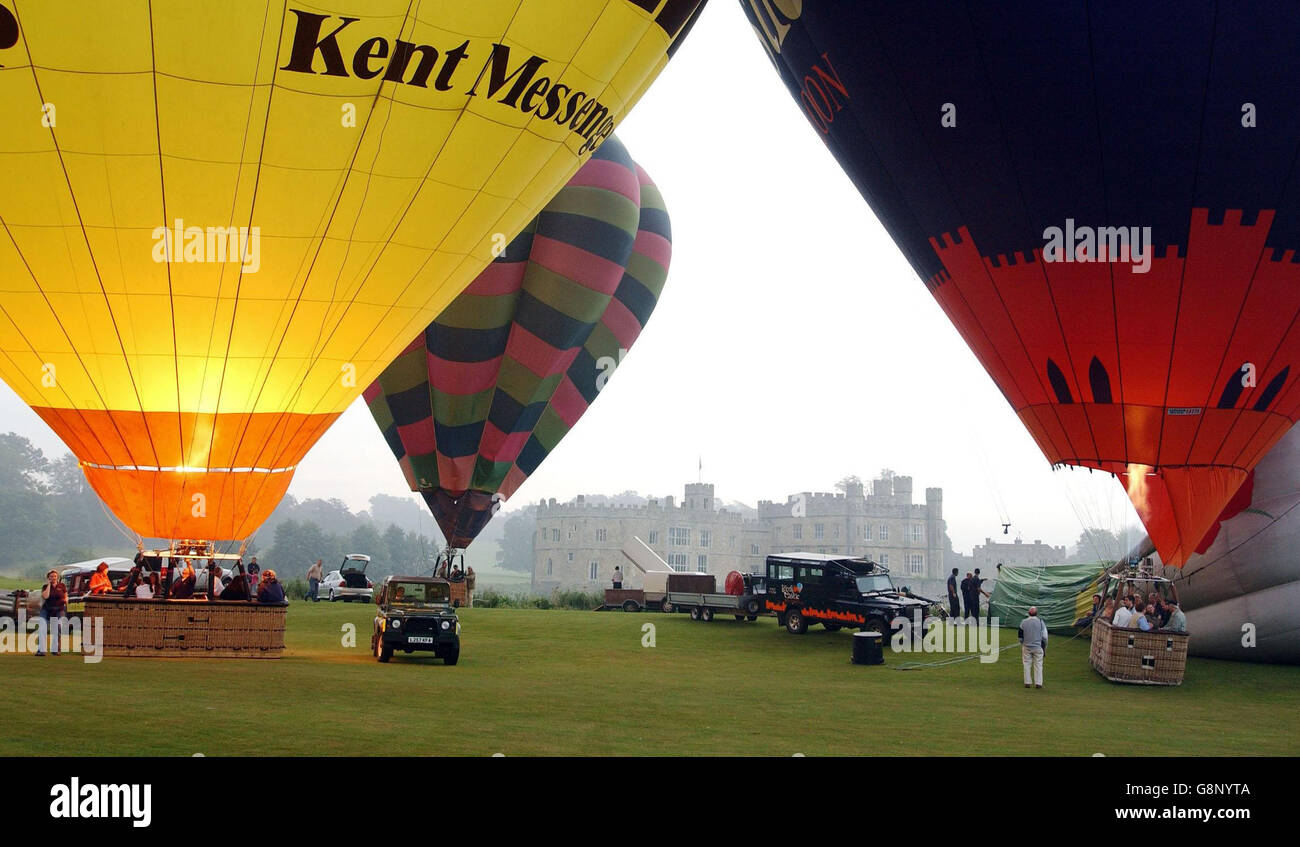 Leeds castle kent balloon hi-res stock photography and images - Alamy